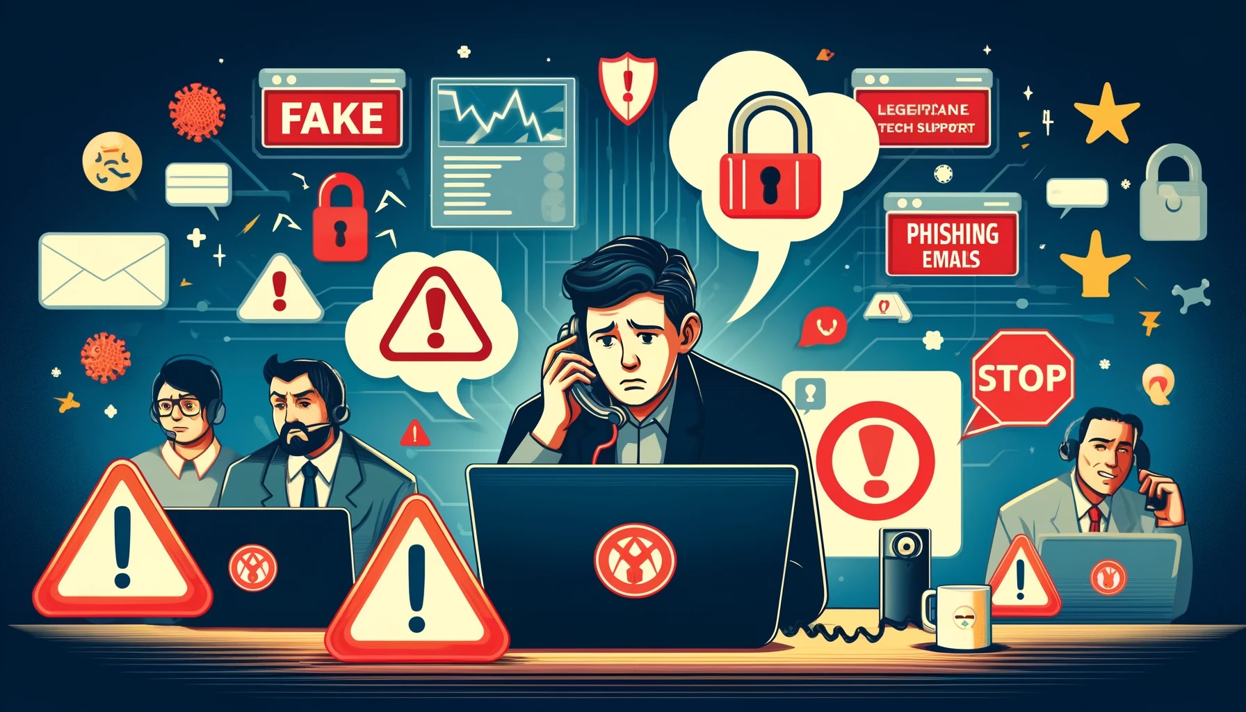 Alerta: Estafas de soporte técnico falso aumentan en EE.UU. - OpenSecurity