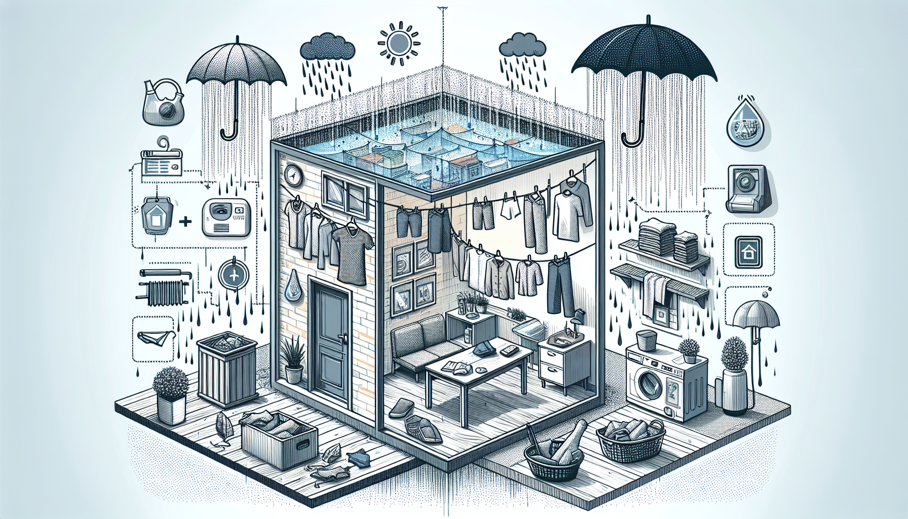 Secado Inteligente: Cómo Secar Tu Ropa Rápido en Días de Lluvia Sin ...